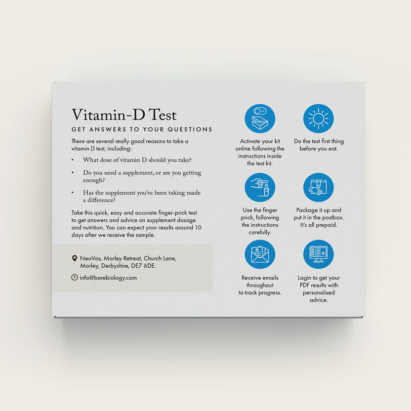 Vitamin D Test Kit | Vitamin D At Home Test Kit | Bare Biology