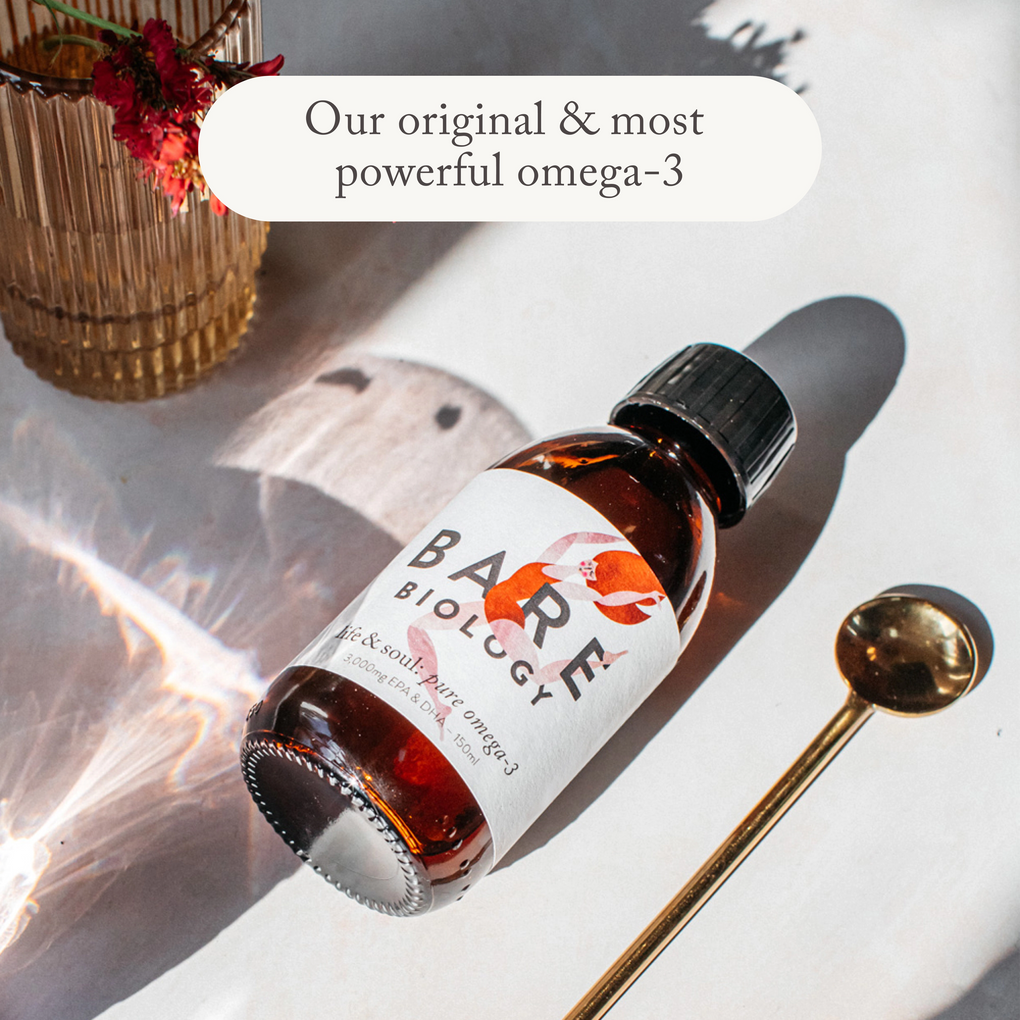 Life & Soul - 150ml Liquid Fish Oil | High Strength Omega-3 | Bare Biology